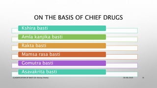 Classification of Basti | PPTX
