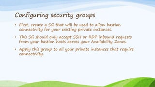 Bastion Host : Amazon Web Services | PPTX