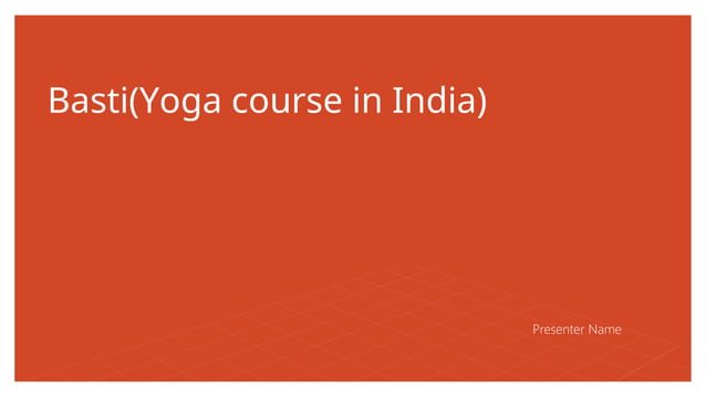 Basti(yoga course in india) | PDF