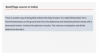 Basti(yoga course in india) | PDF