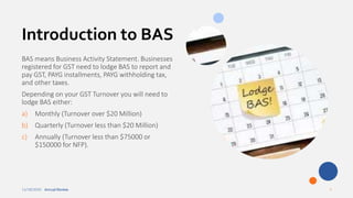 BAS training Australia | PPT