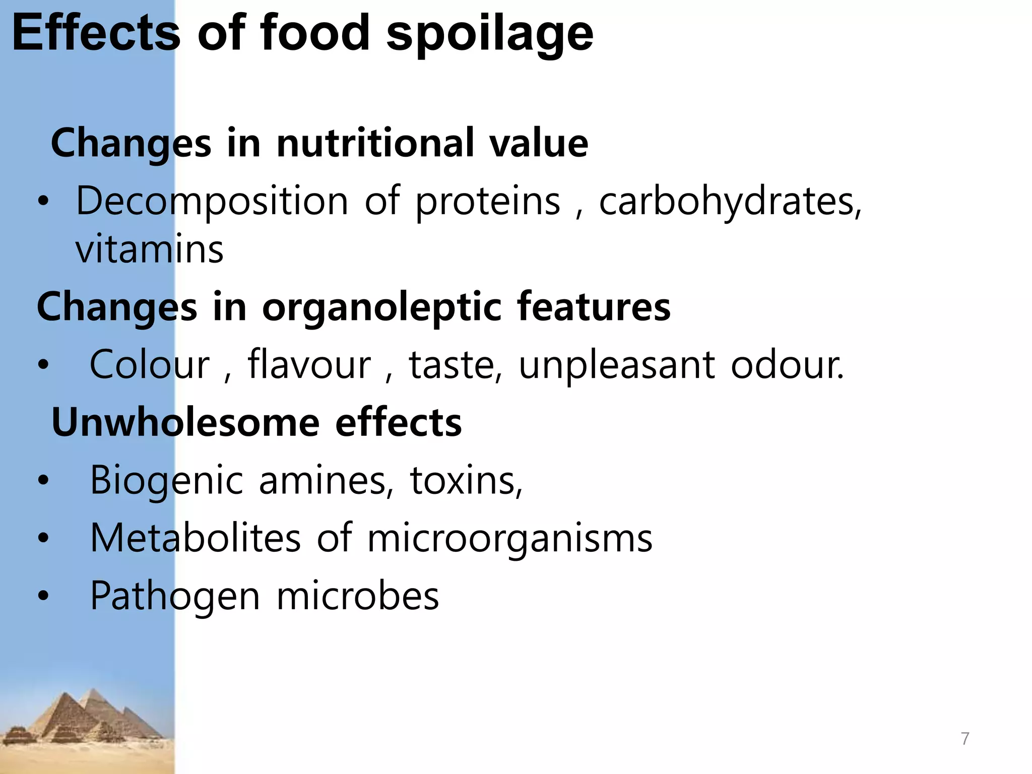 FOOD SPOILAGE | PPTX