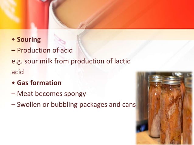 FOOD SPOILAGE | PPTX | Chemistry | Science