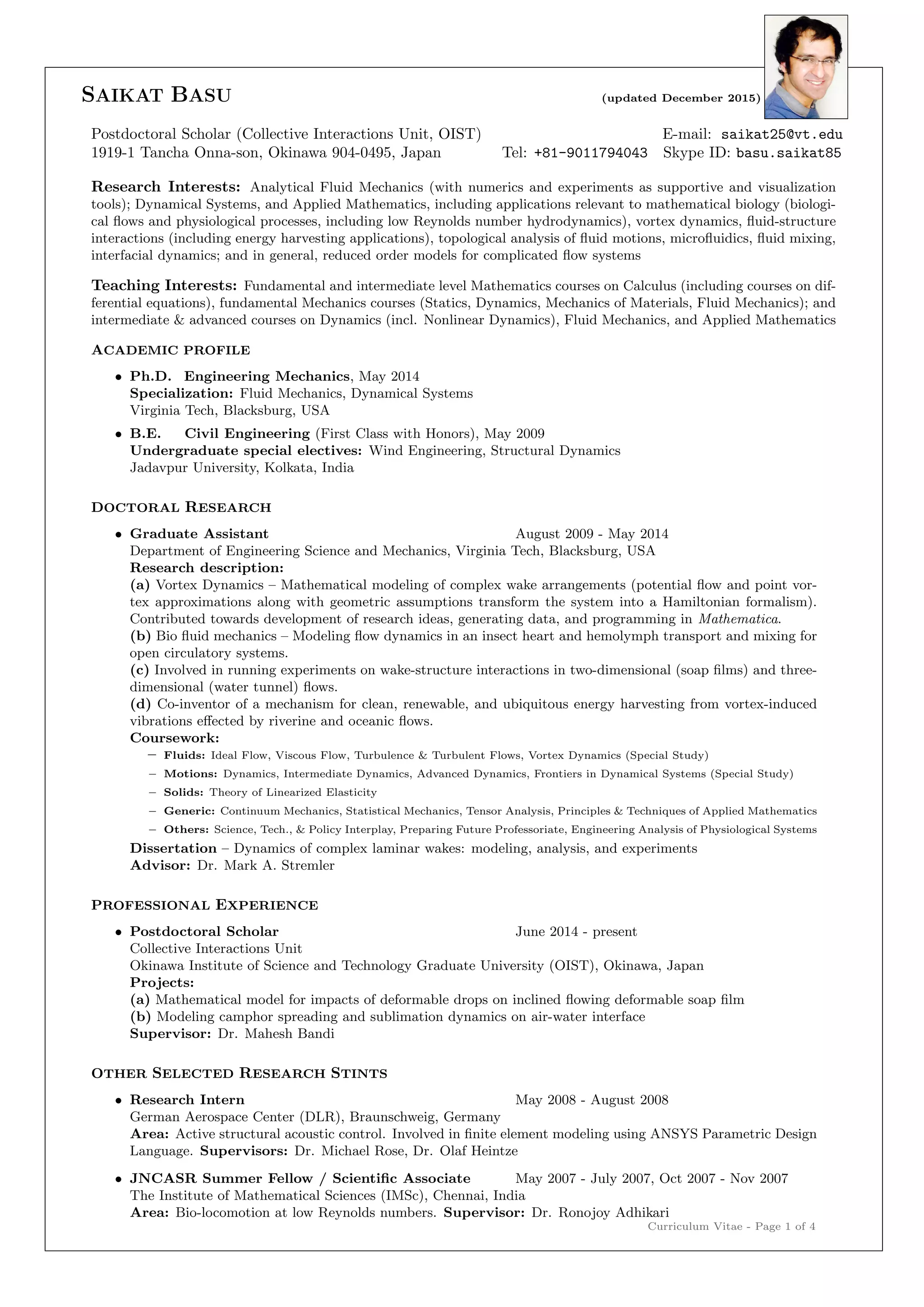 Basu_CV | PDF