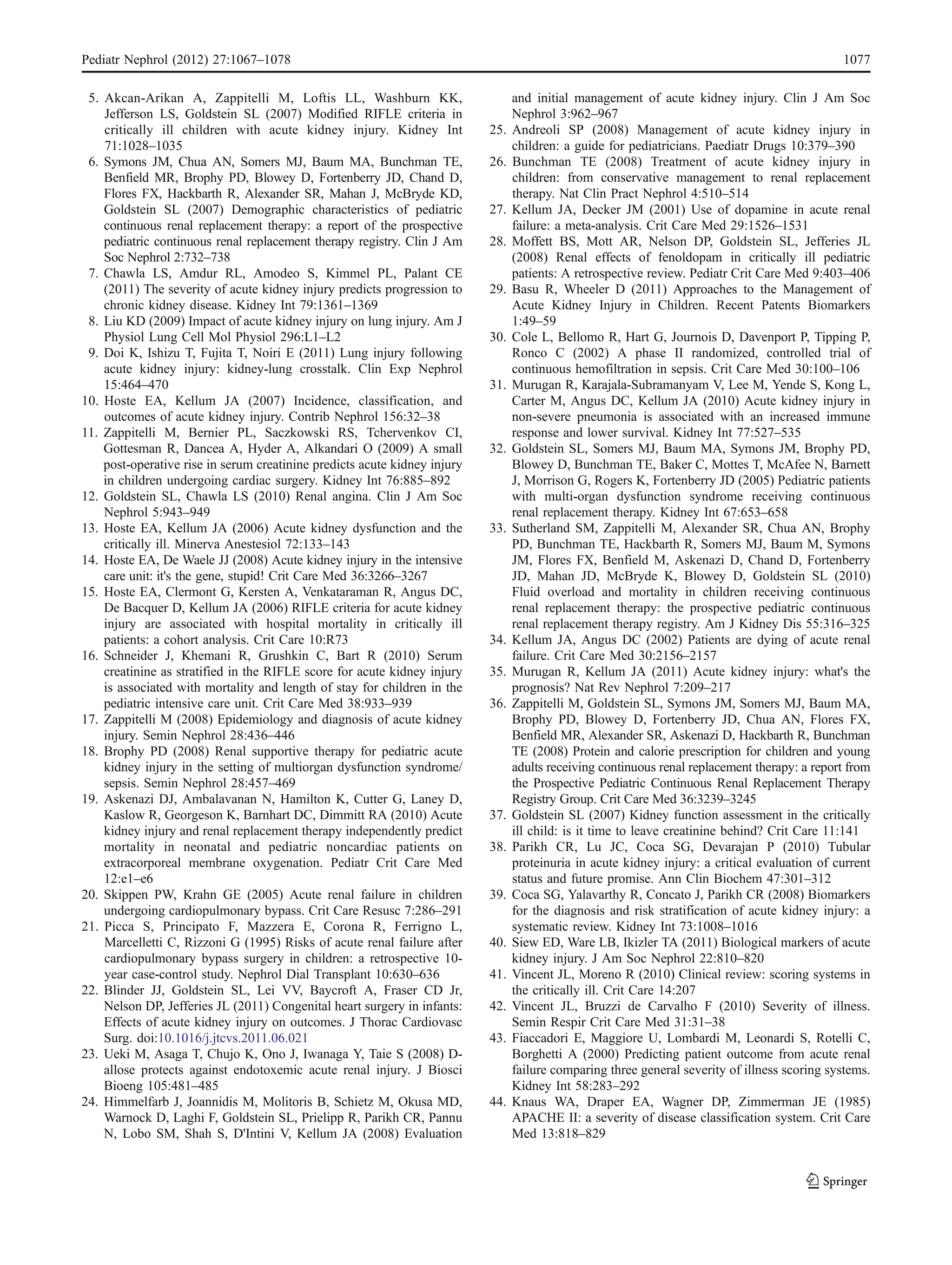 Renal Angina: an emerging paradigm to identify children at risk for ...