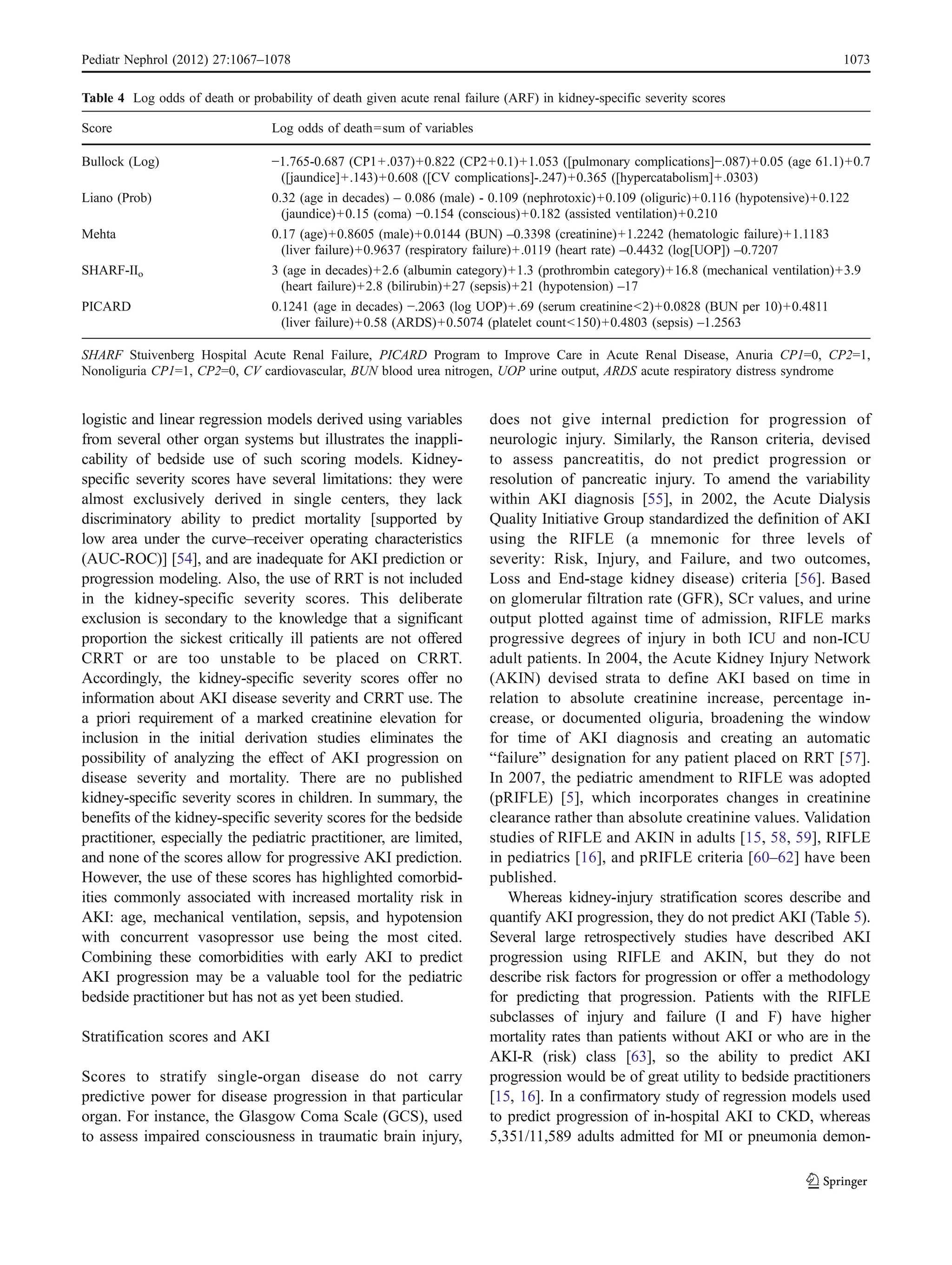 Renal Angina: an emerging paradigm to identify children at risk for ...