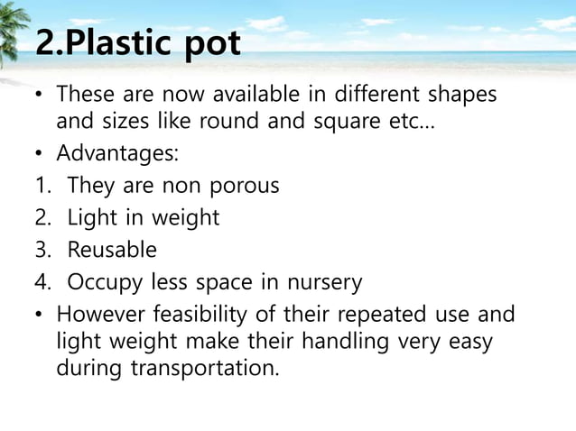 Nursery plant hardening, container gardening | PPTX