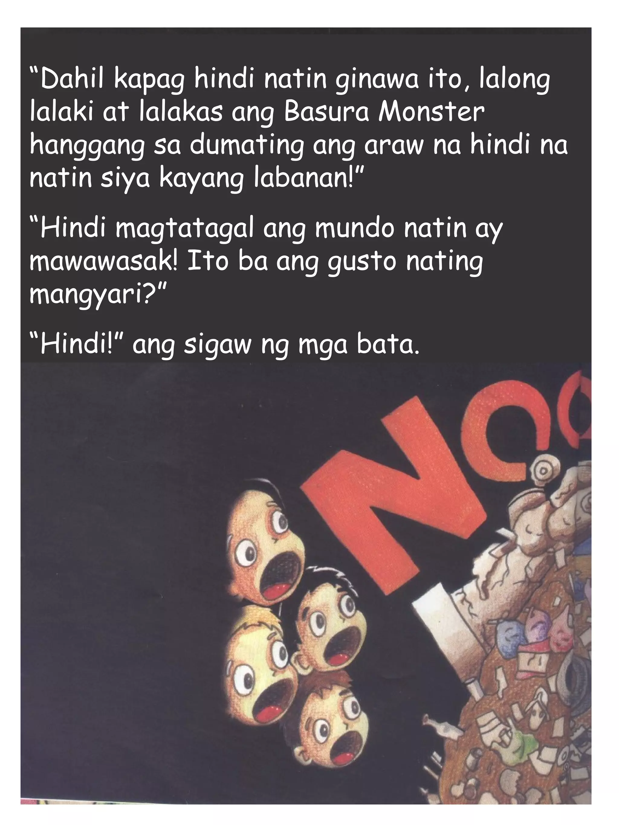 Basura Monster Filipino | PPT