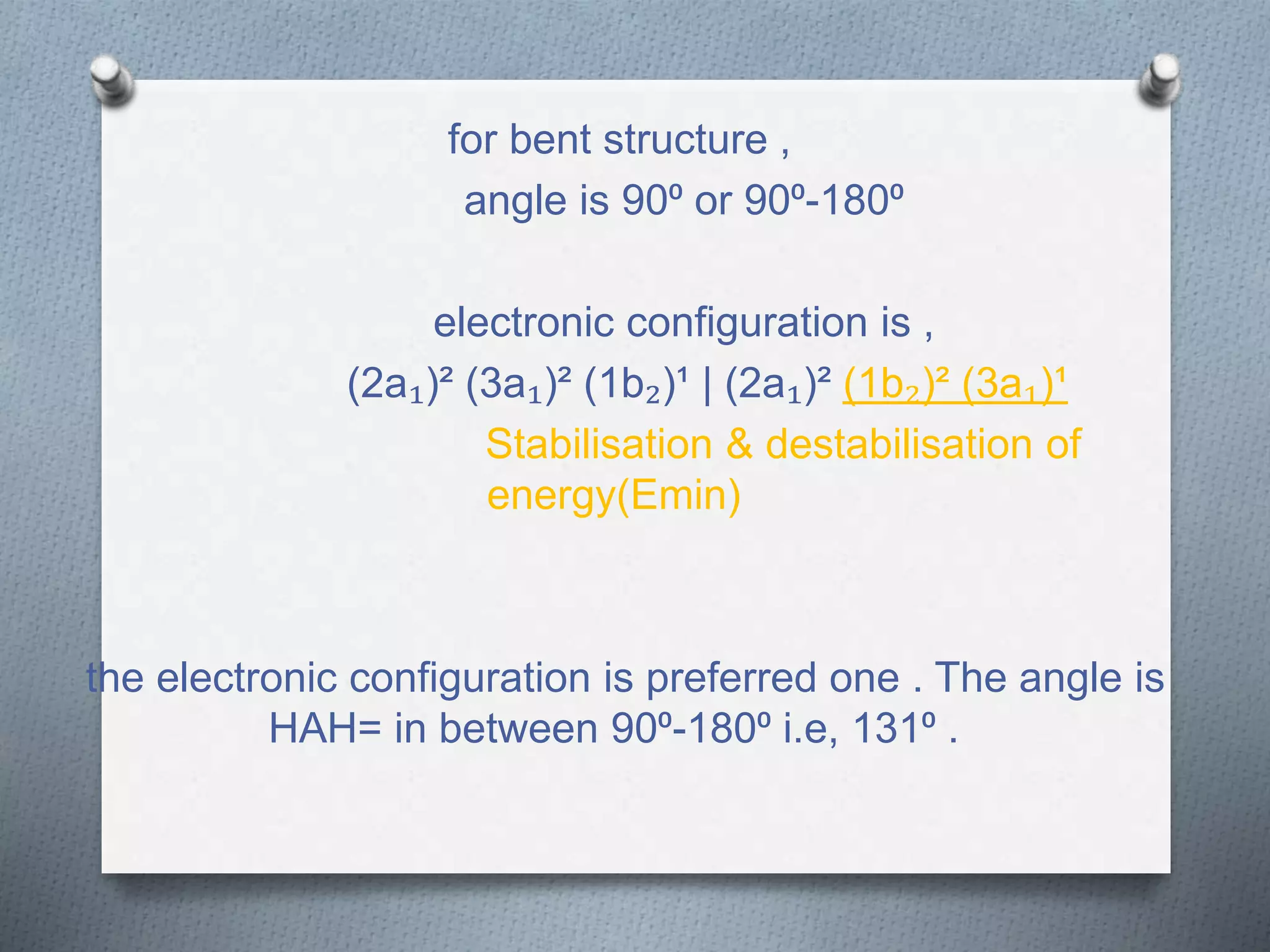 WALSH DIAGRAM- SEMINAR TOPIC | PPTX