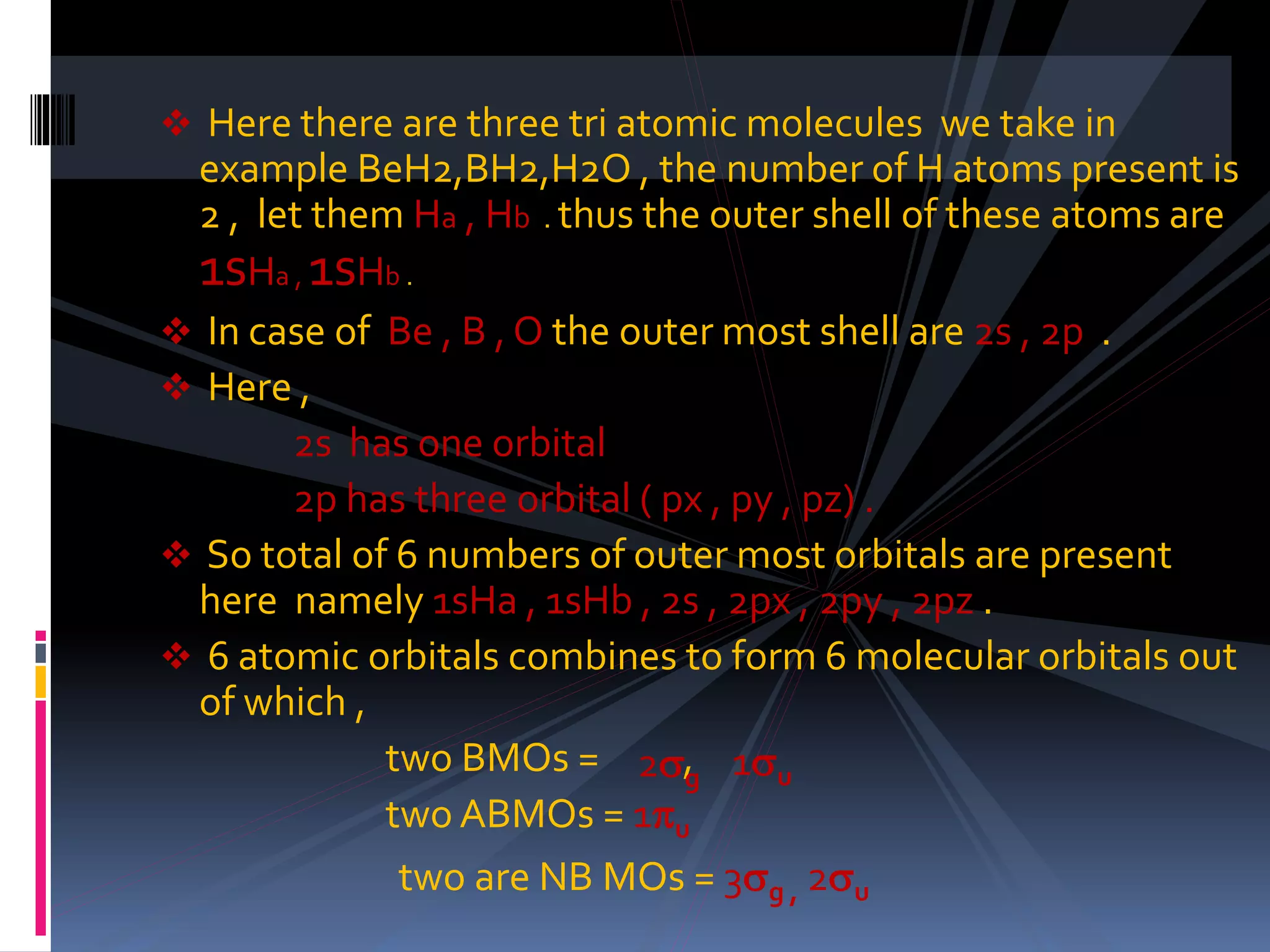 WALSH DIAGRAM- SEMINAR TOPIC | PPTX
