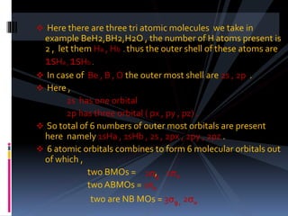 WALSH DIAGRAM- SEMINAR TOPIC | PPTX