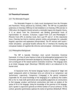 The Ekegusii Determiner Phrase Analysis in the Minimalist Program | PDF