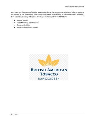 British american tobacco (bat) | PDF