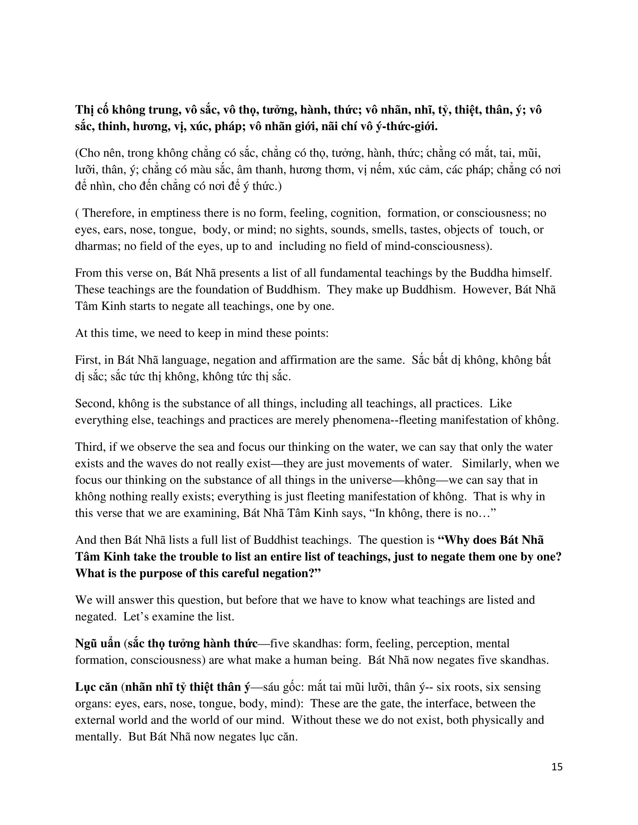 Bat nha-tam-kinh english-tdh | PDF