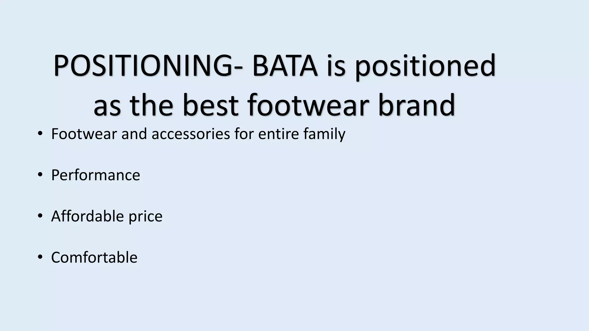 Marketing Strategy of Bata | PPTX