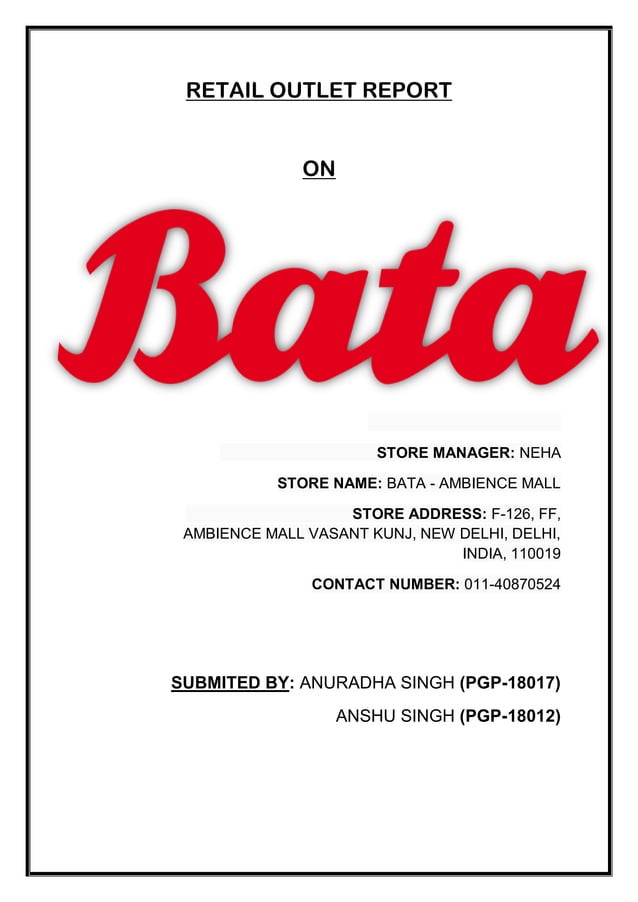 Bata retail management | PDF | Retail Industry | Industries
