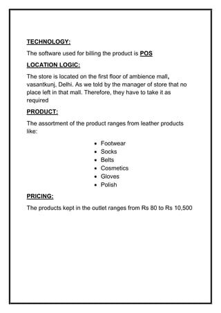 Bata retail management | PDF