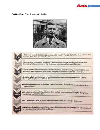 Bata Retail Strategy and an overview | DOCX