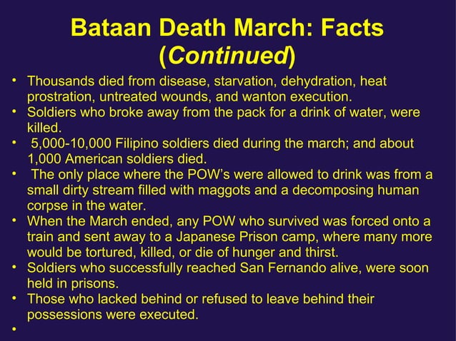 Bataan Death March | PPT