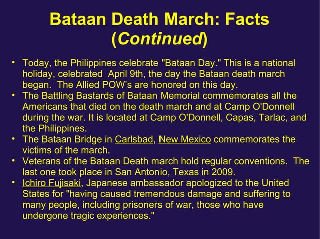 Bataan Death March | PPT