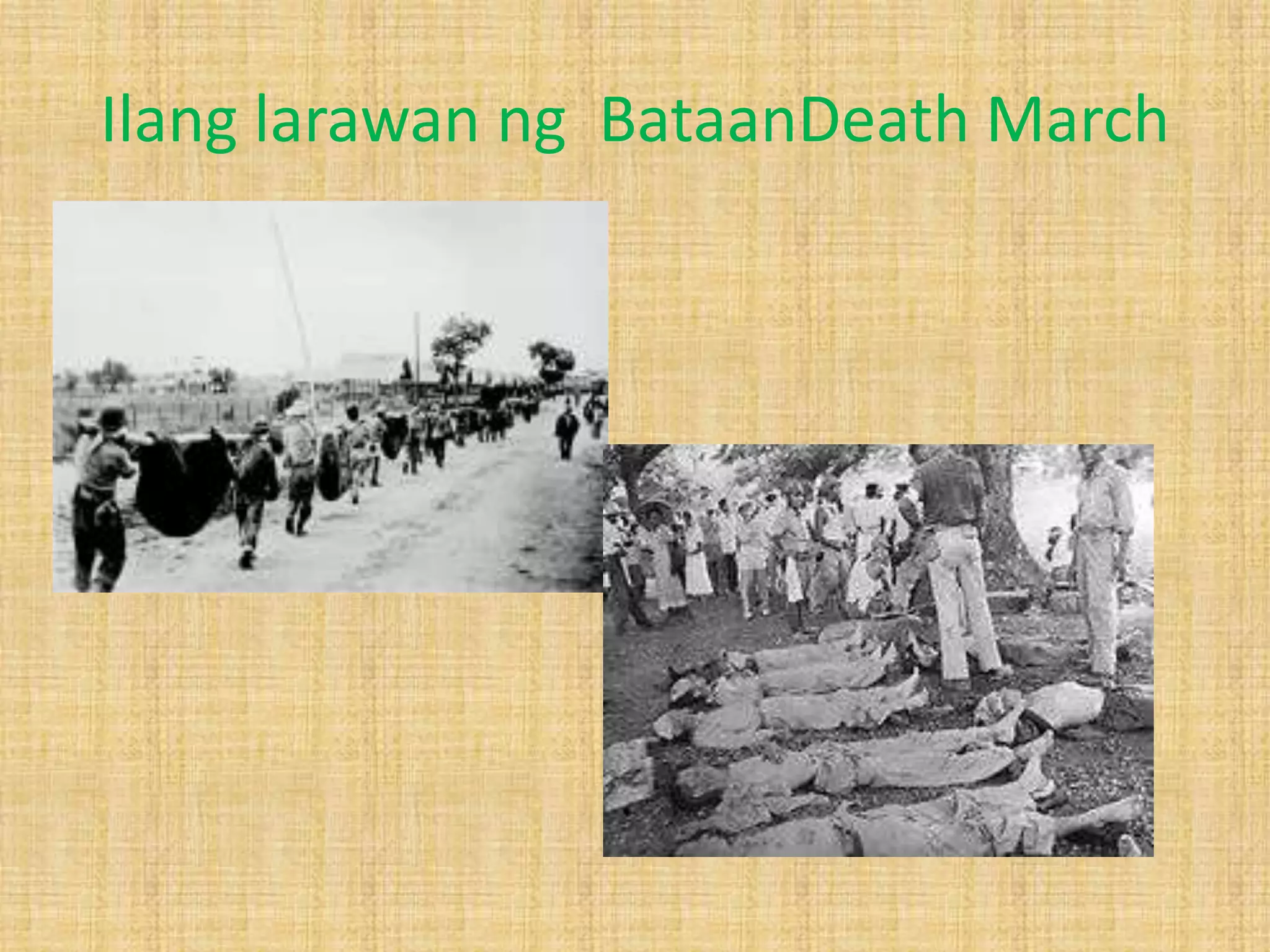 Bataan death march | PPTX