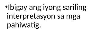 Filipino 10 Bata, Bata, Paano ka Ginawa.pptx