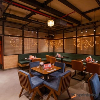 BATA CHOWK SOCIAL- Construction Faridabad - Sprinteriors-Designs | PDF