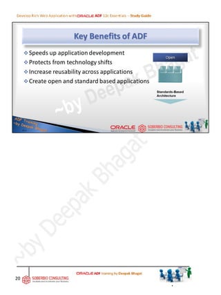 Oracle ADF Tutorial/Training Study Guide | PDF