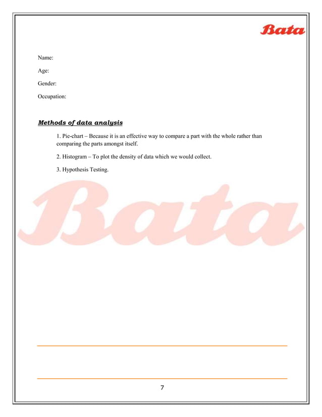 Bata hypothesis testing | DOCX