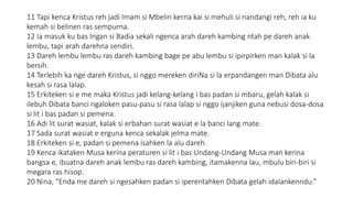 Batak Karo - Dareh Jesus Kristus si meherga - The Precious Blood of ...