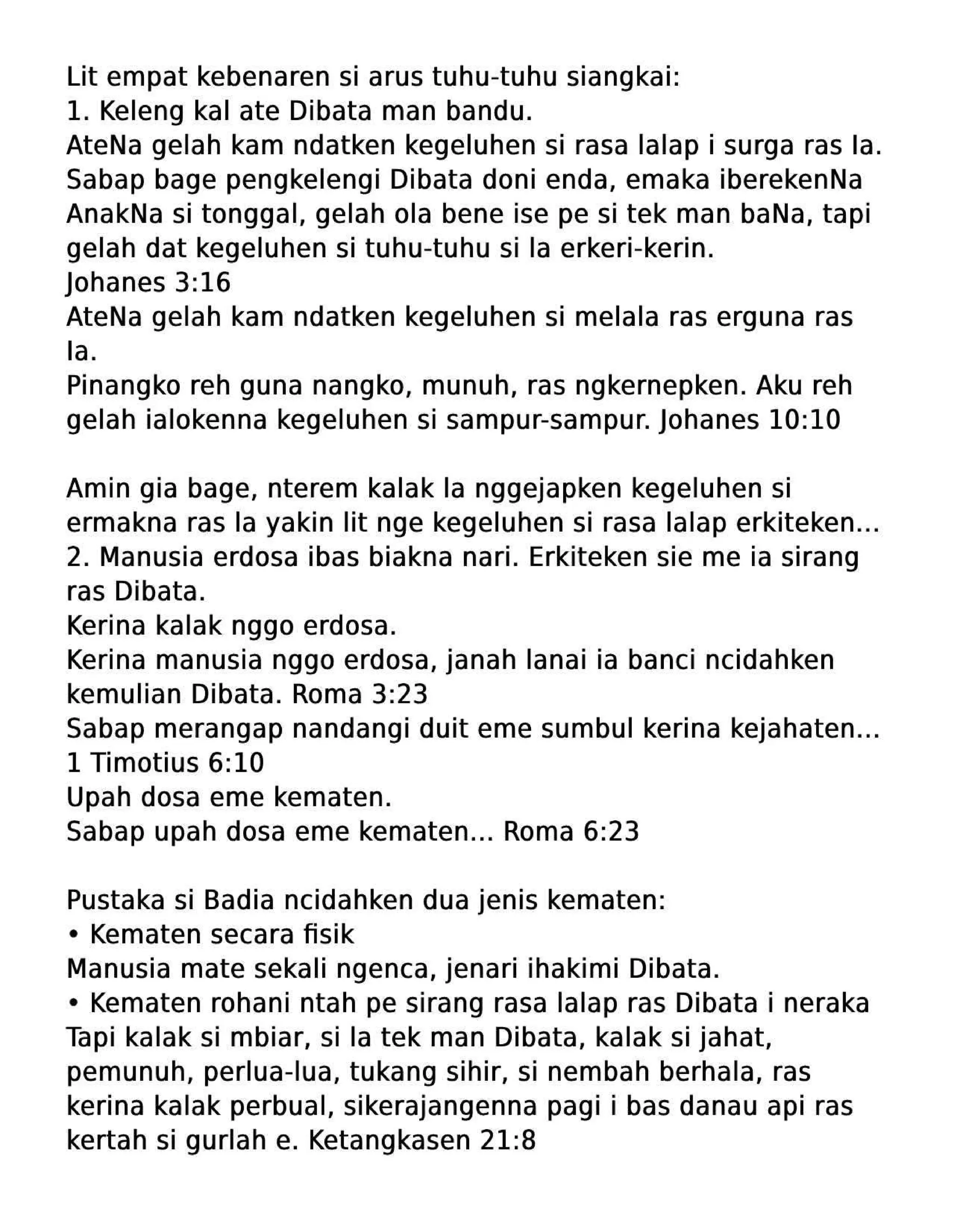 Batak Karo Gospel Tract - ONLY JESUS CHRIST SAVES.pdf