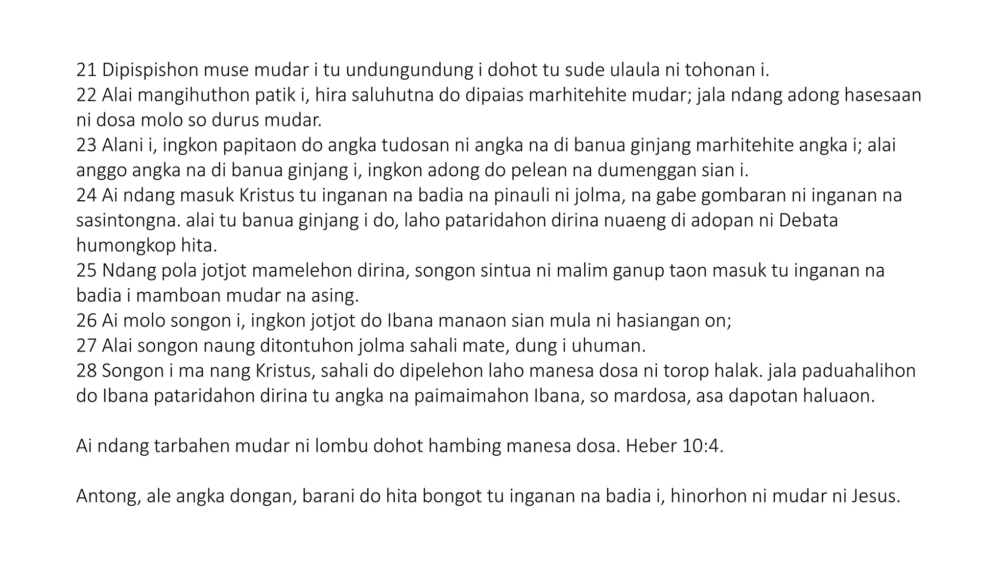 Batak Toba - Mudar Na Arga Ni Jesus Kristus - The Precious Blood of Jesus Christ.pptx