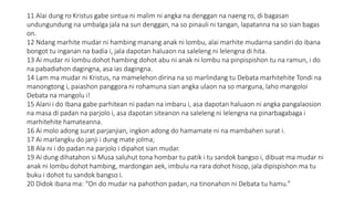Batak Toba - Mudar Na Arga Ni Jesus Kristus - The Precious Blood of ...
