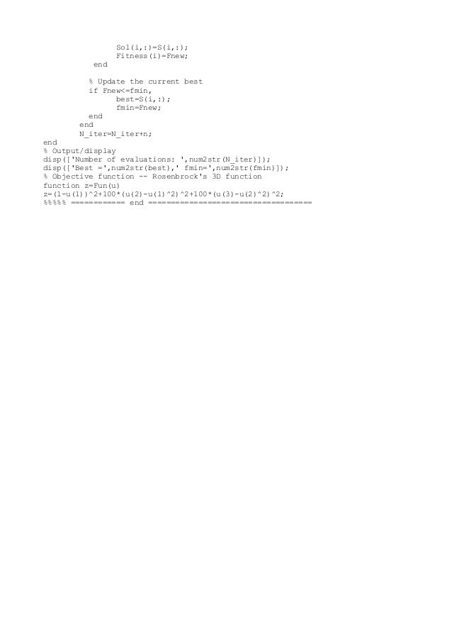 Bat Algorithm Demo