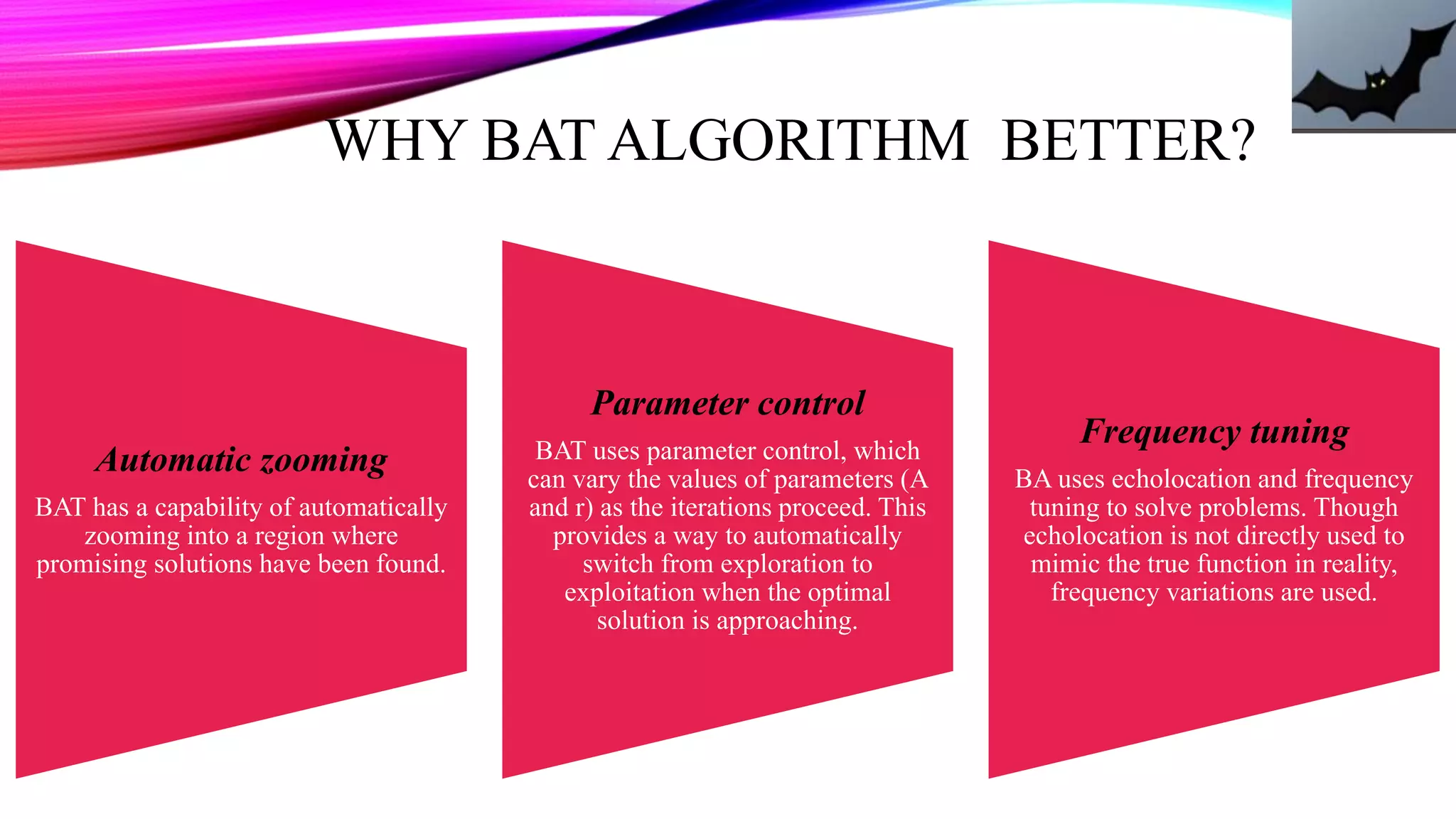 Bat algorithm | PPTX