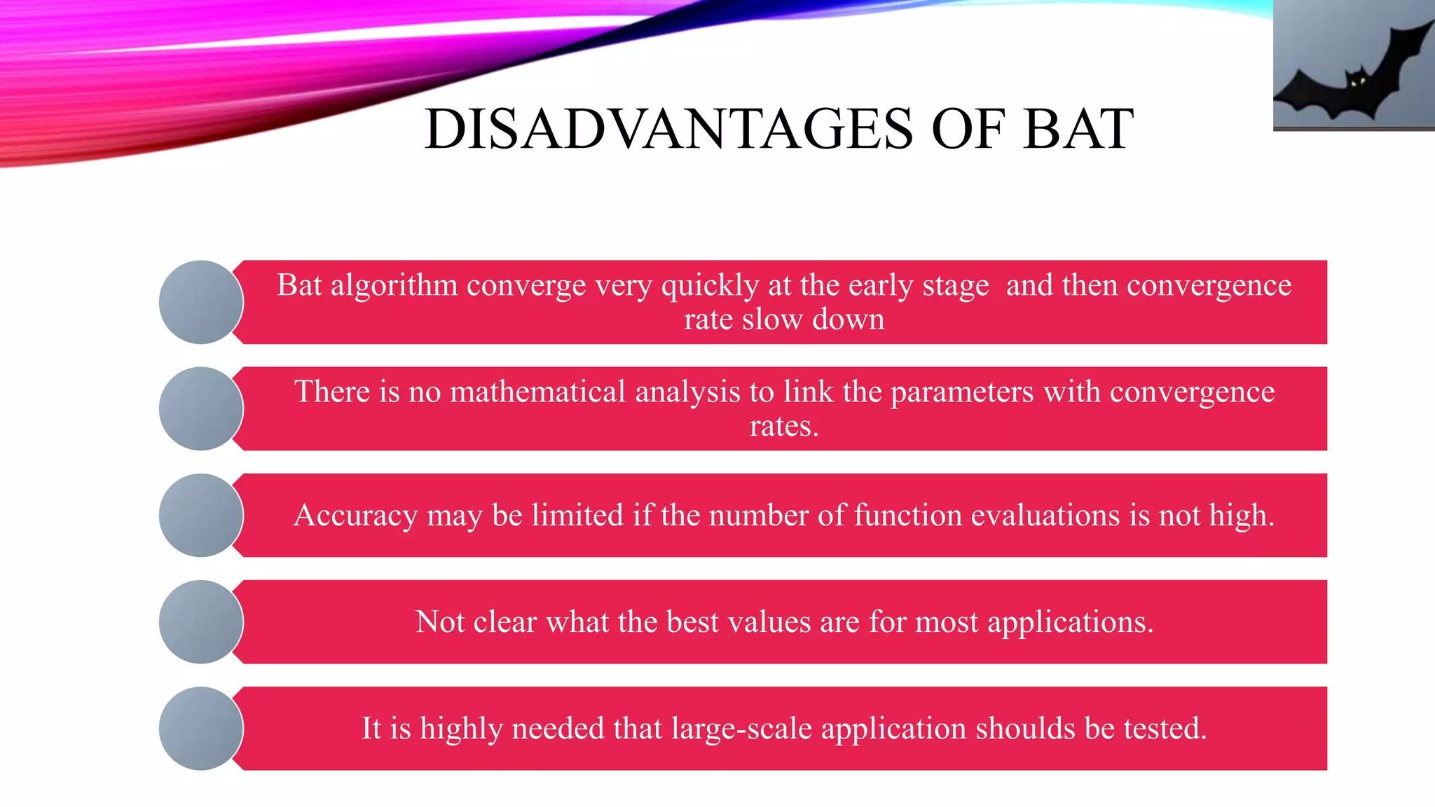 Bat algorithm | PPTX