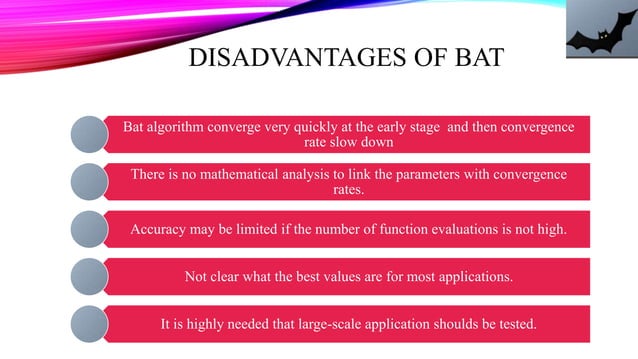 Bat algorithm | PPTX