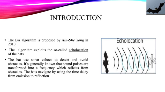 Bat algorithm | PPTX