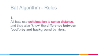 Bat algorithm explained. slides ppt pptx | PPTX