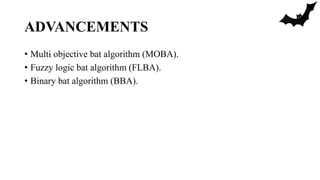 Bat algorithm | PPTX
