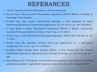Bat Algorithm_Basics | PPTX