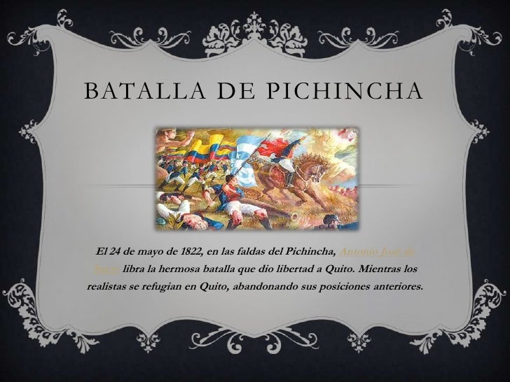 Batalla De Pichincha