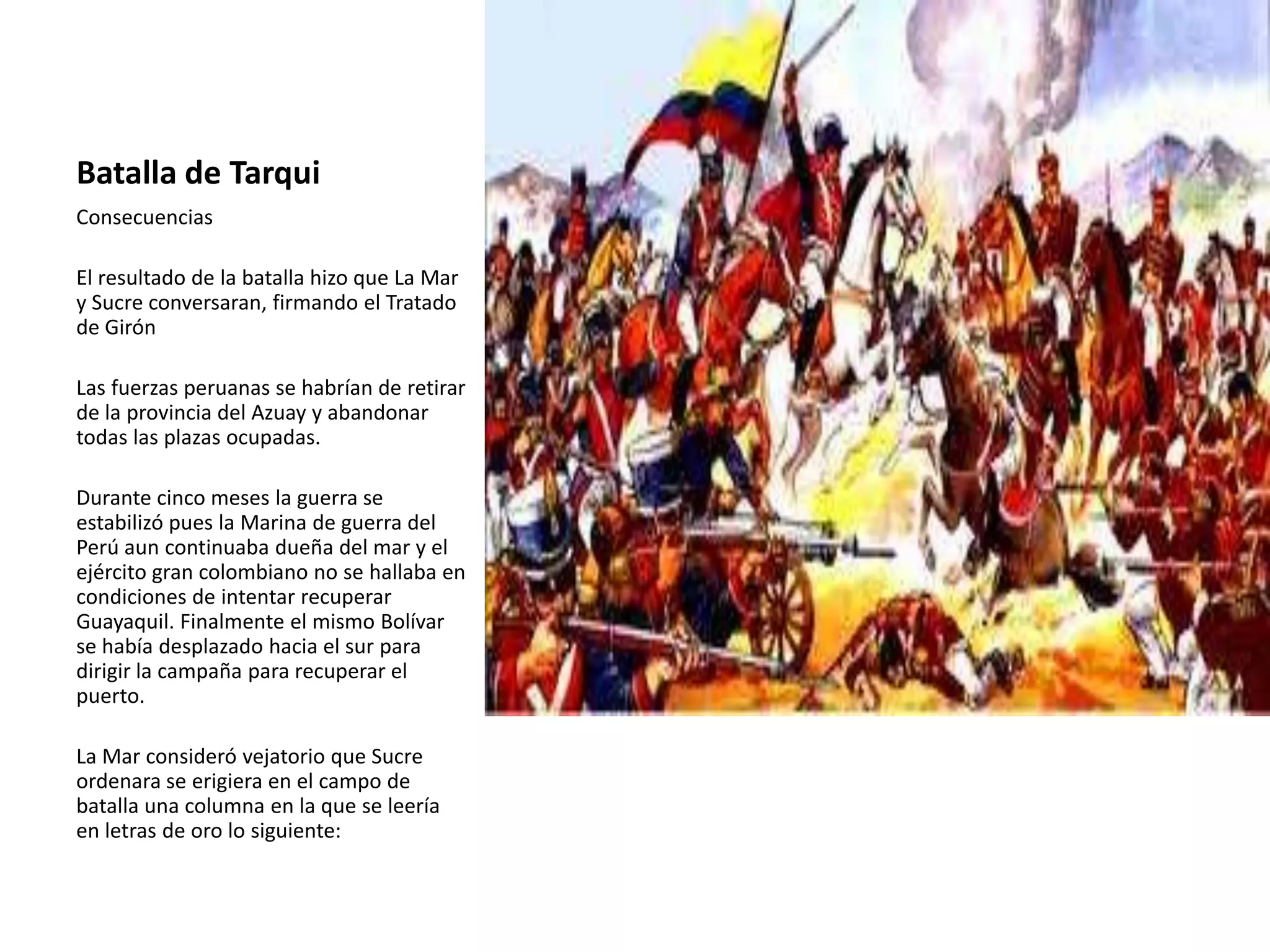 Batalla de tarqui | PPT