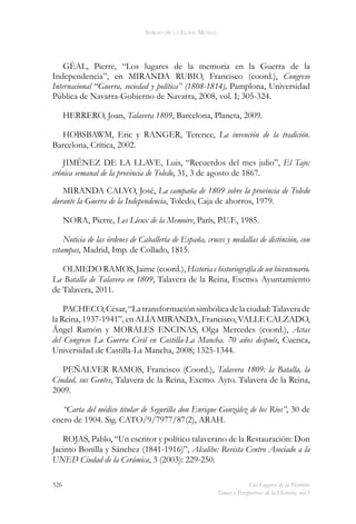 La Batalla de Talavera (27-28 de julio 1809): Un paisaje para la ...