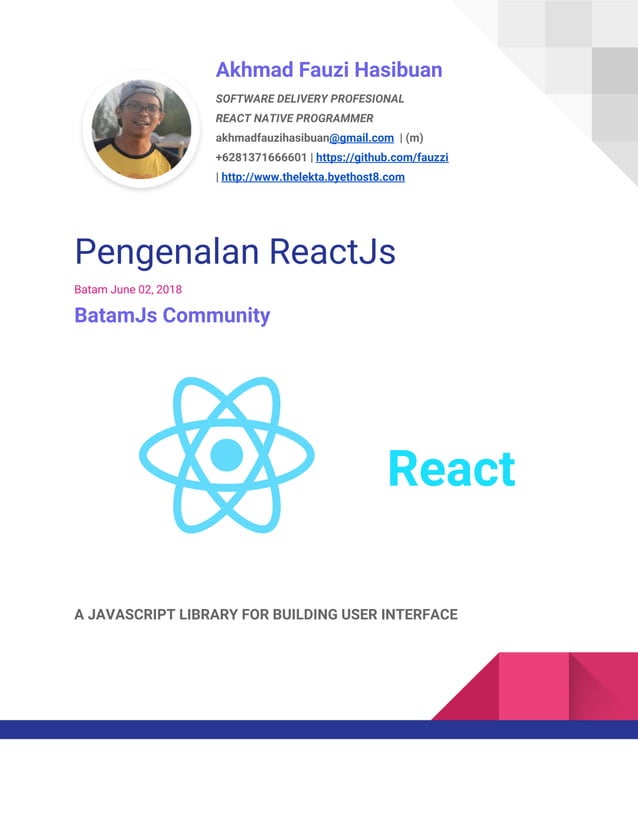 Pengenalan ReactJS | PDF