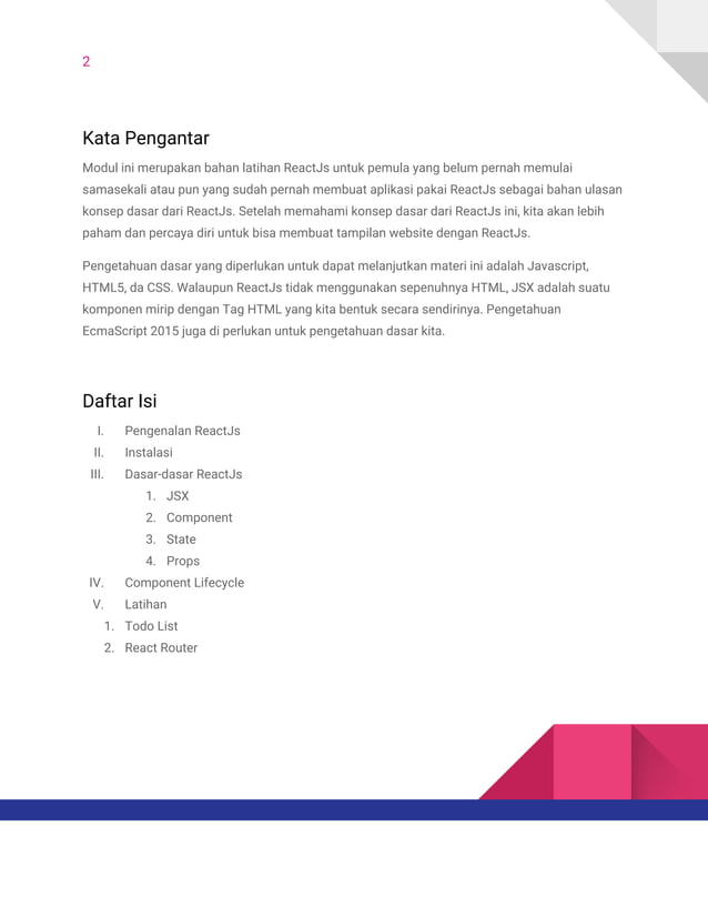 Pengenalan ReactJS | PDF
