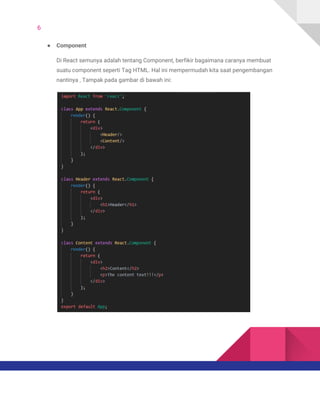 Pengenalan ReactJS | PDF