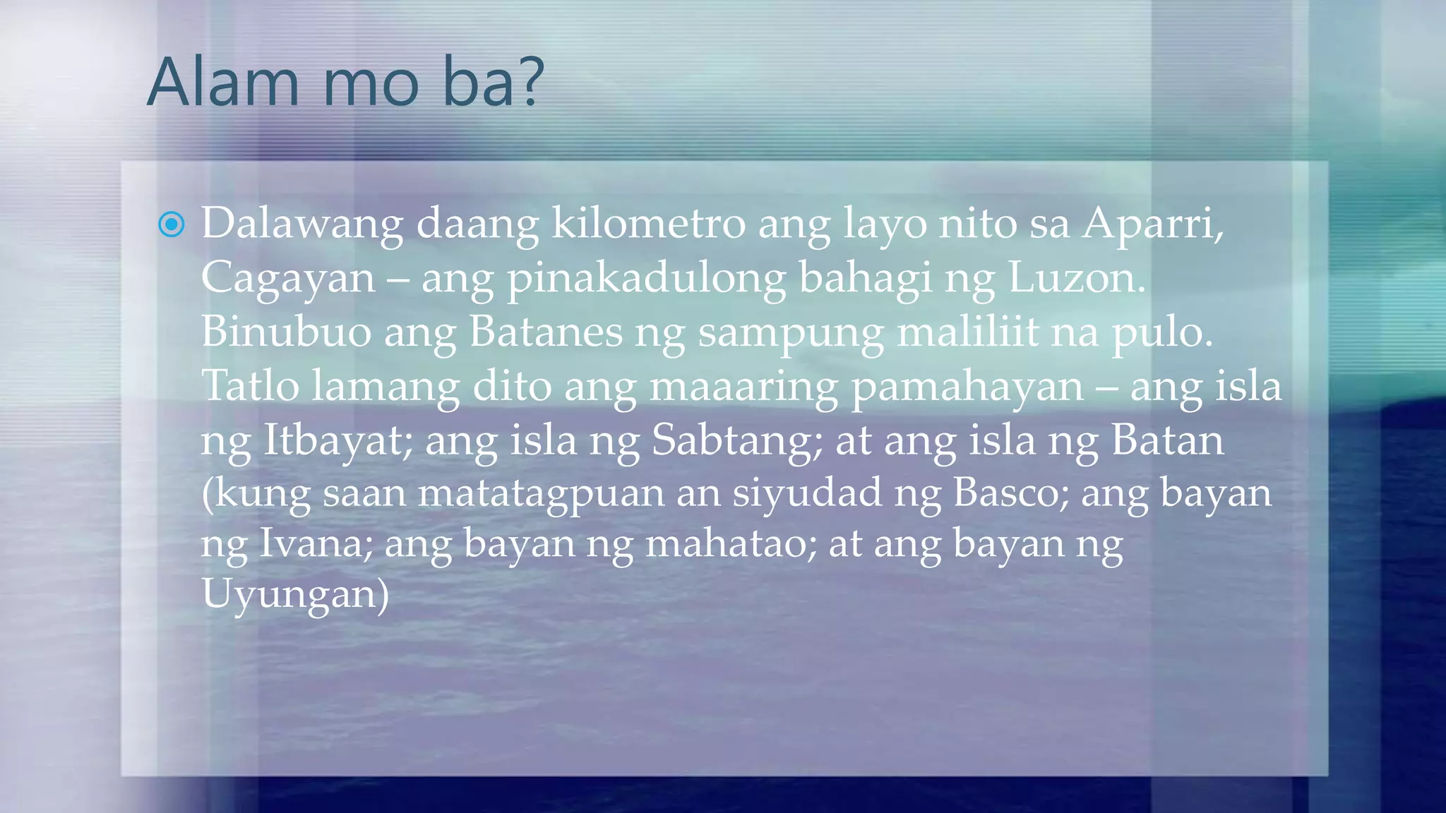 Batanes | PPTX
