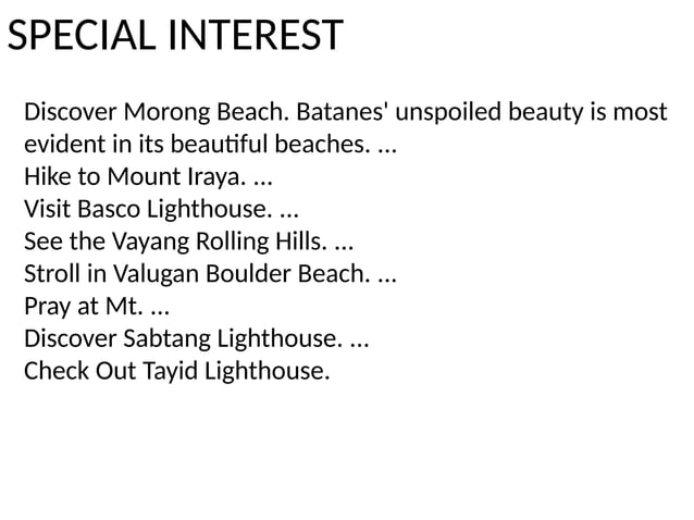 BATANES presentation of province tour.pptx