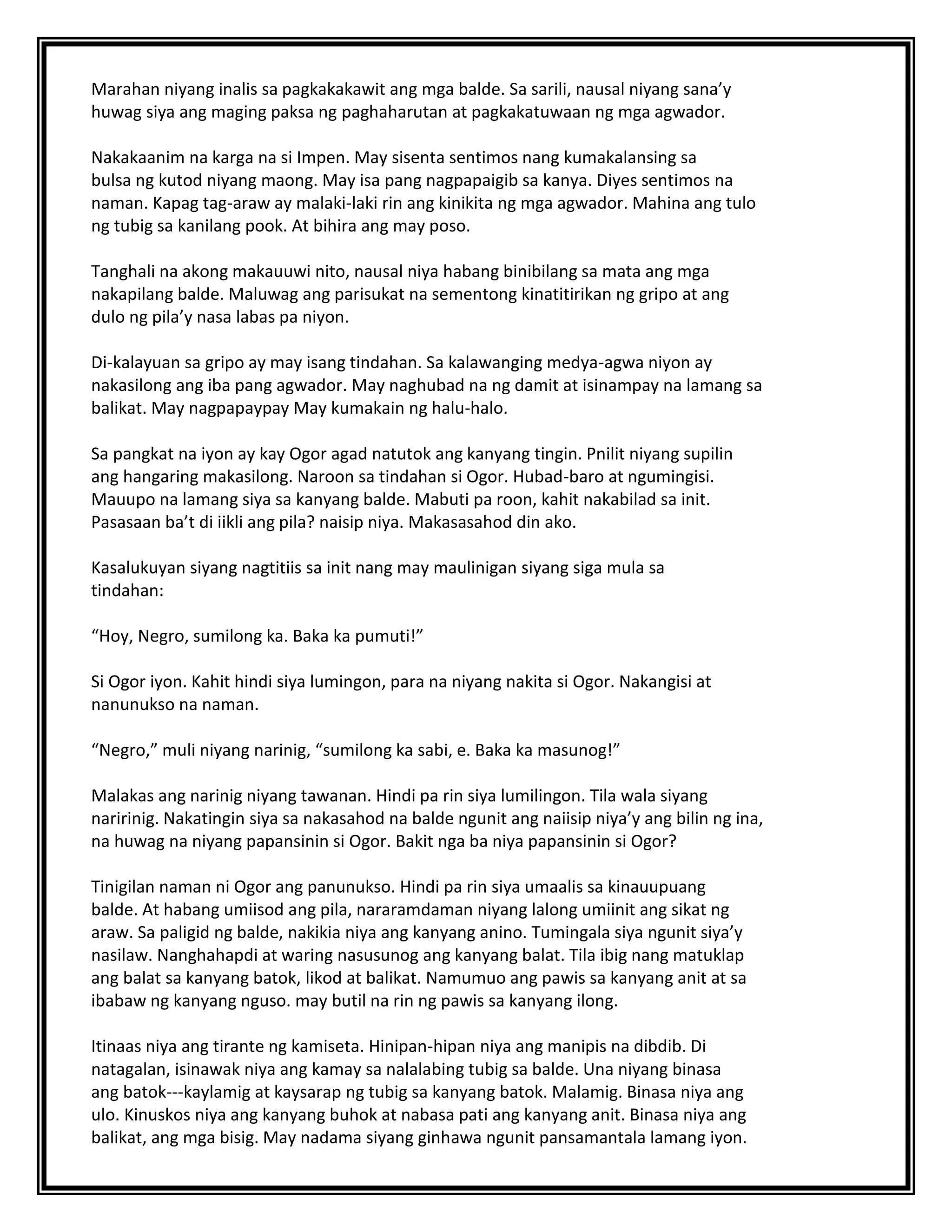 Mga Kwentong Bayan at Tula - Grade 7 | DOCX